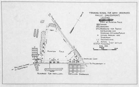 3d Artillery Aerial Observation School Location Map Picryl Public