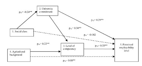 Direct And Indirect Effects Of Predictor Variables On Perceived