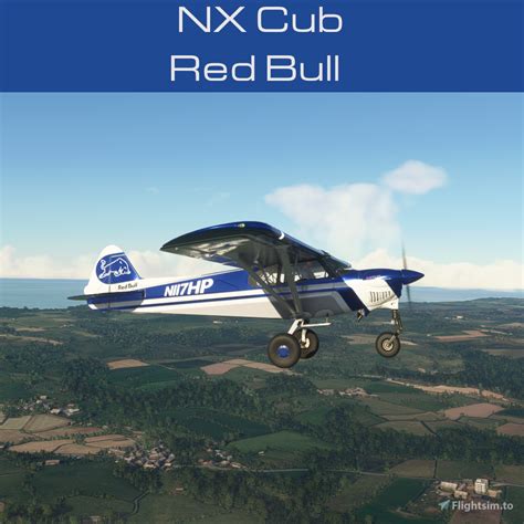 Cub Crafters Nx Cub Red Bull For Microsoft Flight Simulator Msfs
