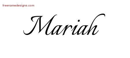 Mariah Archives Free Name Designs