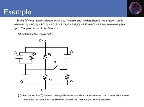 Solved Examplein The Rc Circuit Shown Below In Which A Chegg Com