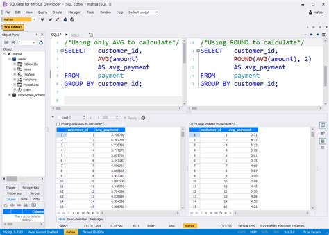 Sql Basic Lets Use Some Numeric Sql Functions — Truncate Round Mod
