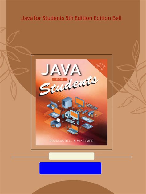 Complete Download Java For Students 5th Edition Edition Bell Pdf All