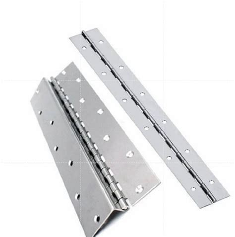 Stainless Steel Continuous Piano Hinge Thickness 2 Mm Size 12 Inch