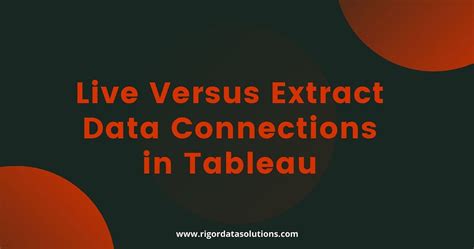 Live Versus Extract Data
