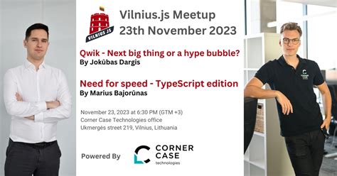 vilnius js meetup november 2023 vilnius javascript user group