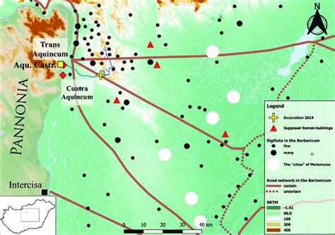 Location Of The Excavation In The 2 Nd 4 Th C Barbaricum Map Based