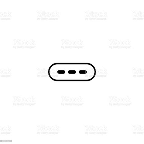Usb 타입 C 아이콘 벡터 일러스트 레이 션입니다 Usb 케이블에 대한 스톡 벡터 아트 및 기타 이미지 Usb 케이블 개념 개념과 주제 Istock