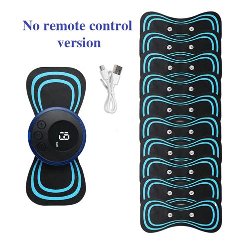 Mini Portable Ems Neck Massager Advanced Electric Muscle Stimulation