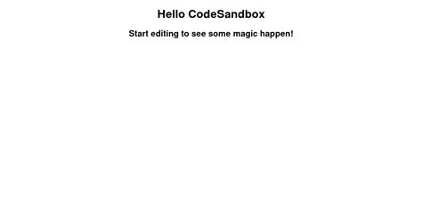 React TS Codesandbox