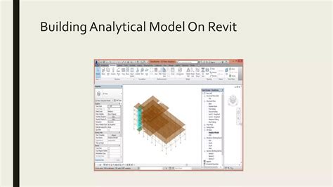 Revit Modelling And Robot Analysis For A Building Pptx