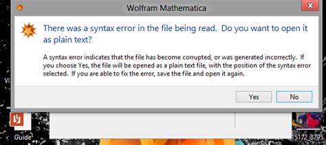 My Matematica Notebook Dosent Workits Bring Syntax Error Why