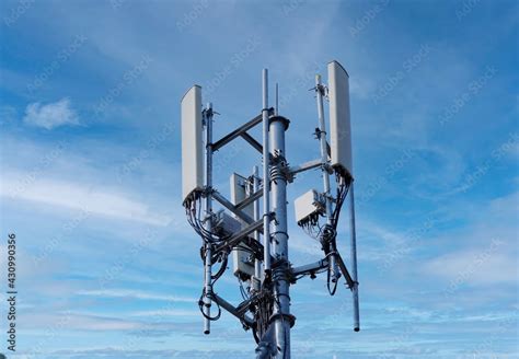 Telecommunication Tower Of 4g And 5g Cellular Macro Base Station 5g Radio Network