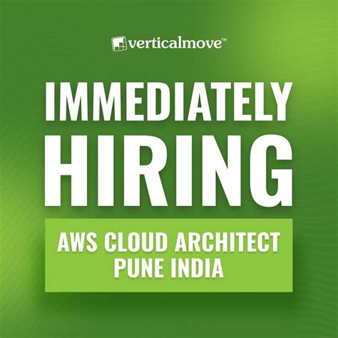 Aws Cloudarchitect Indiajobs Hiring Cloudcomputing Techjobs Verticalmove Verticalmove Inc