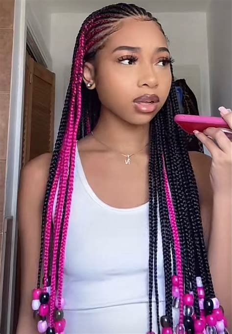 Cute Box Braids Hairstyles Braided Cornrow Hairstyles Protective