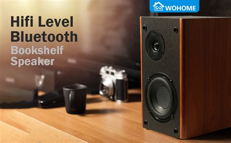 Wohome Bookshelf Speakers Remote Control Bluetoothrcaopt