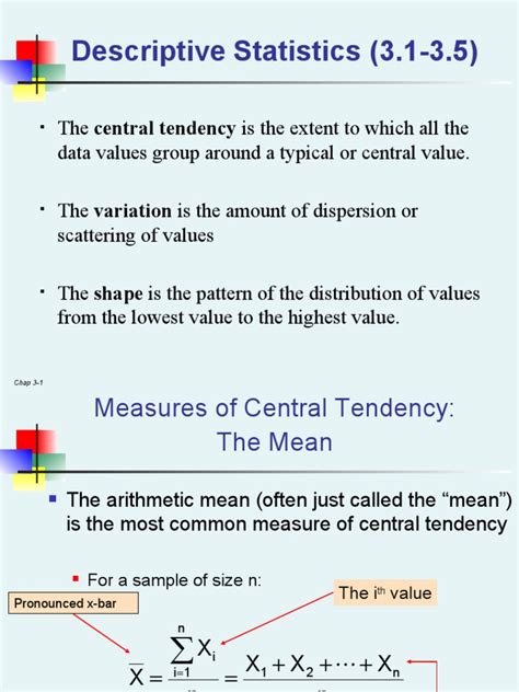Week 02 Descriptive Statistics Pdf Mean Correlation And Dependence