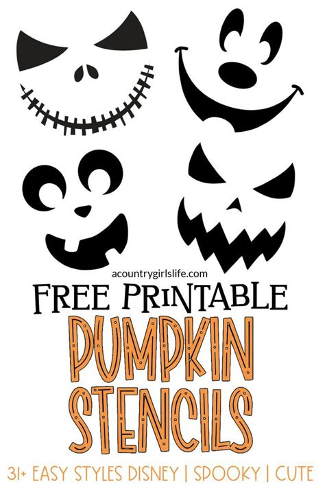 Free Printable Pumpkin Carving Stencils Templates That Printable
