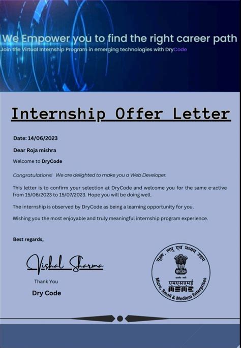 Roja Mishra On Linkedin Drycode Drycode Drycodeinternships