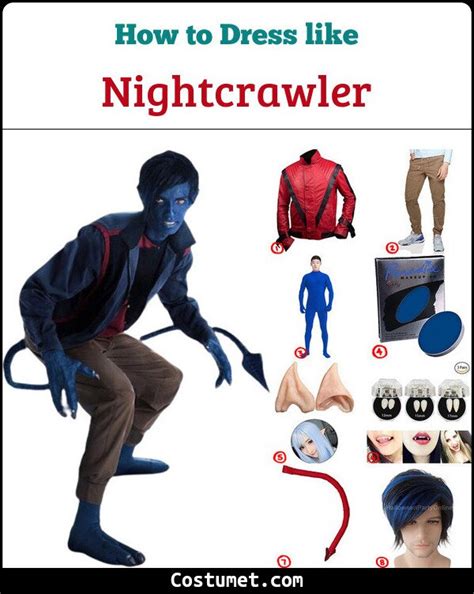 Nightcrawler Costume For Cosplay And Halloween 2024 Night Crawler