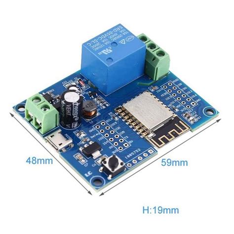 3x Wifi Relay Controller Module Dc 5v 8v 80v Esp8266 Wireless