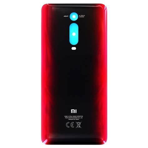 Vitre arrière d origine neuve pour Xiaomi Mi T Rouge Flamme