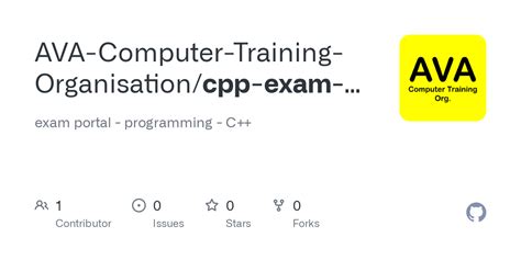 GitHub AVA Computer Training Organisation Cpp Exam Portal Exam Portal Programming C
