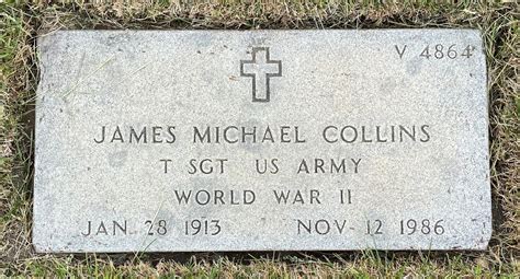 James Michael Collins 1913 1986 Find A Grave Memorial