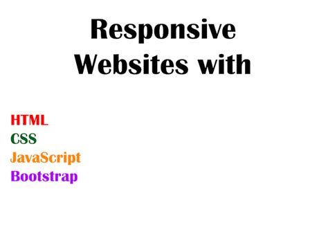 Create Responsive Websites In Html Css Javascript By Masoodr Fiverr