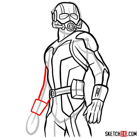 How To Draw Ant Man From The Film A Step By Step Tutorial