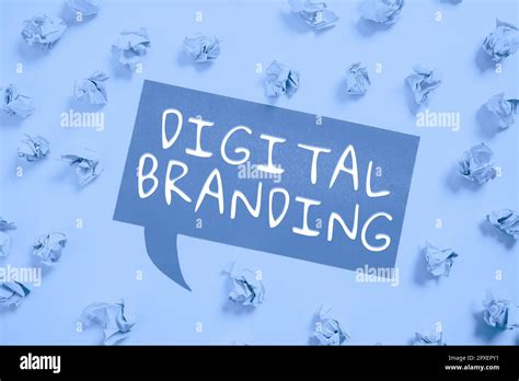 Sign Displaying Digital Branding Business Concept Combination Of