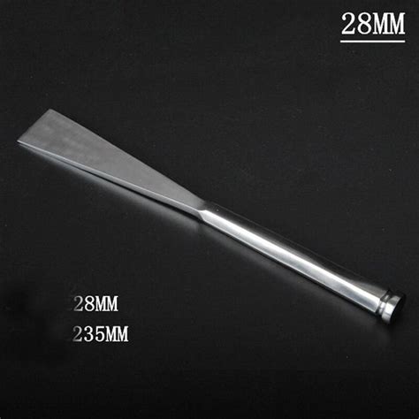 Orthopedic Surgical Instruments Flat Bone Knife With Hexagonal Handle Bone Chisel Oblique