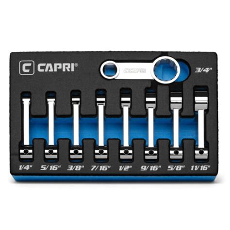 Capri Tools 38 In Drive Torque Adapter Set 12 Point Box End Sae 9