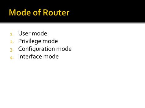 PPT CISCO Router PowerPoint Presentation Free Download ID 3141711