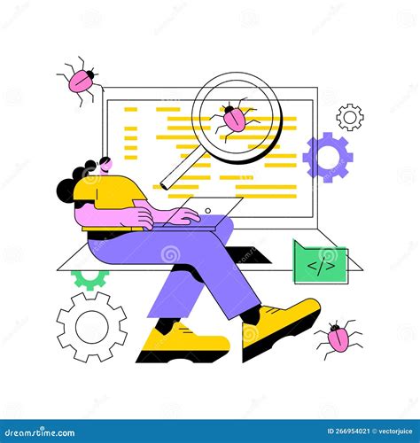 Software Testing Abstract Concept Vector Illustration Stock Vector Illustration Of