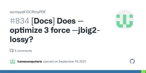 Docs Does Optimize 3 Force Jbig2 Lossy Issue 834 Ocrmypdf
