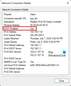 Failed To Obtain Ip Address From Dhcp Server