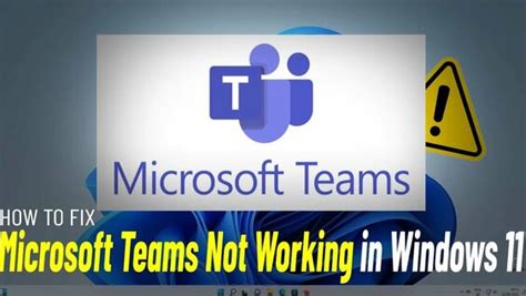 Fix Microsoft Teams Not Working In Windows 11 How To Solve Microsoft