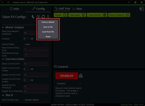 Tuner Configs
