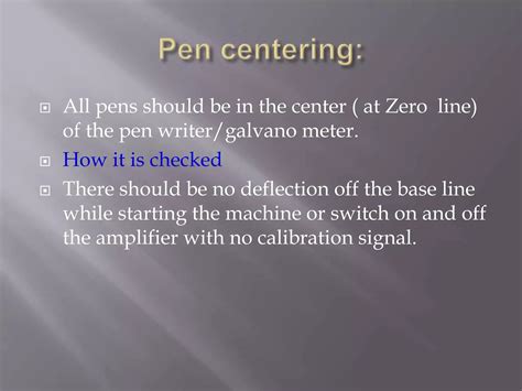 Eeg Machine Calibration Pptx