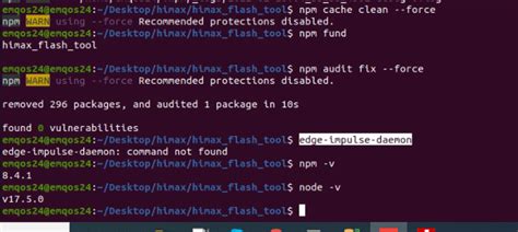 Edge Impulse Cli Installtion Issue In Linux Environment Edge Impulse Forum
