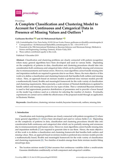 A Complete Classification And Clustering Model To Account Docslib