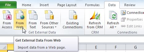 Web Queries Part 1 How To Make Your First Web Query Smart Fantasy Baseball