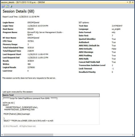 SQL Server Management Studio Performance Dashboard Reports Overview