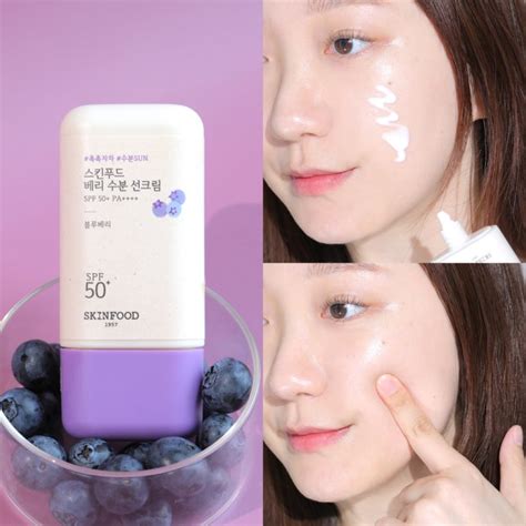 올리브영 화잘먹 선크림 추천 스킨푸드 유기자차 베리 수분 선크림 네이버 블로그