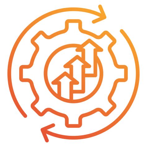 Continuous Improvement Generic Gradient Outline Icon