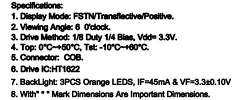 Segment LCD Display Module