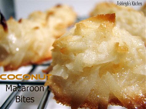 Ashleighs Kitchen Coconut Macaroon Bites