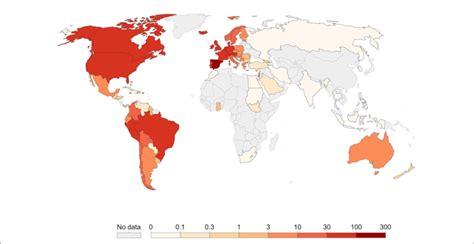 Figure Geographic Distribution Of Monkeypox Our World In Data