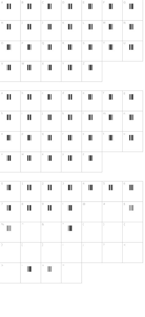 Download 3 Of 9 Barcode Font Free Font Download FontPalace Com